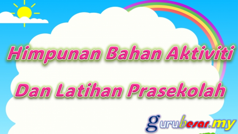 Lembaran Kerja Gunting Dan Tampal Prasekolah - GURUBESAR.MY