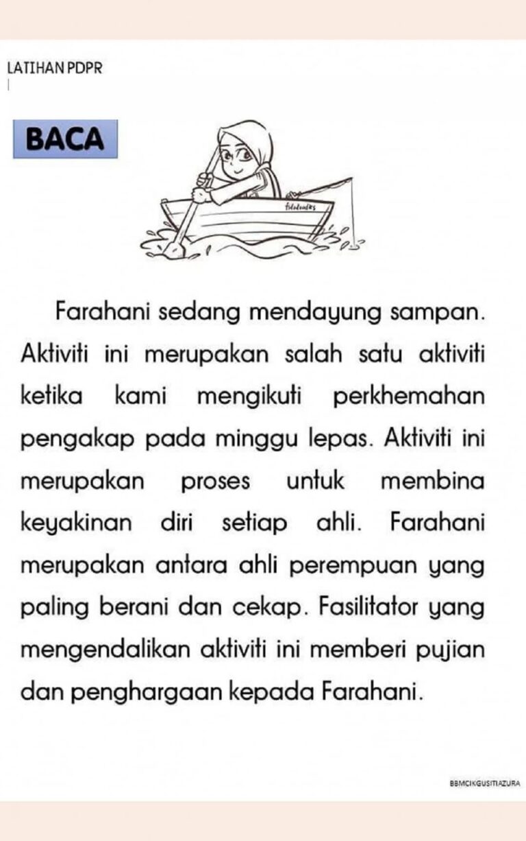 Petikan Dan Latihan Pemahaman Karangan Pendek - GURUBESAR.MY