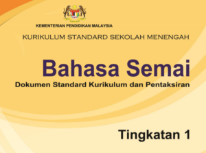 DSKP Bahasa Semai Tingkatan 1 KSSM - GURUBESAR.MY