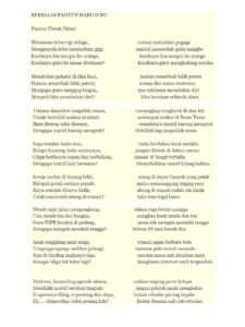 Koleksi Contoh Pantun Sambutan Hari Guru - GURUBESAR.MY