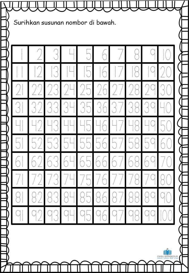 Latihan Asas Matematik Prasekolah - GURUBESAR.MY