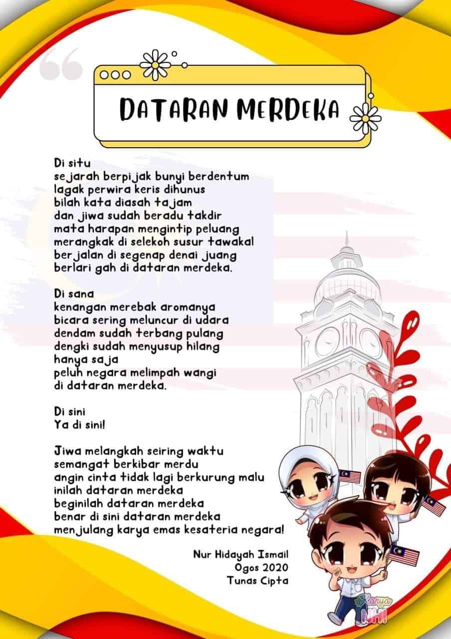 Koleksi Sajak Merdeka Hari Kebangsaan 2025 - GURUBESAR.MY