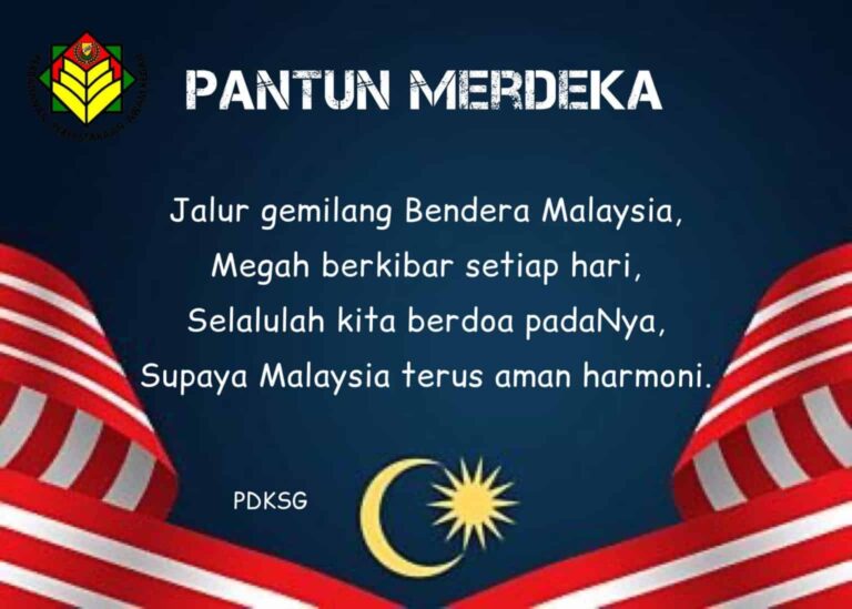 Koleksi Pantun Merdeka Hari Kebangsaan 2025 - GURUBESAR.MY