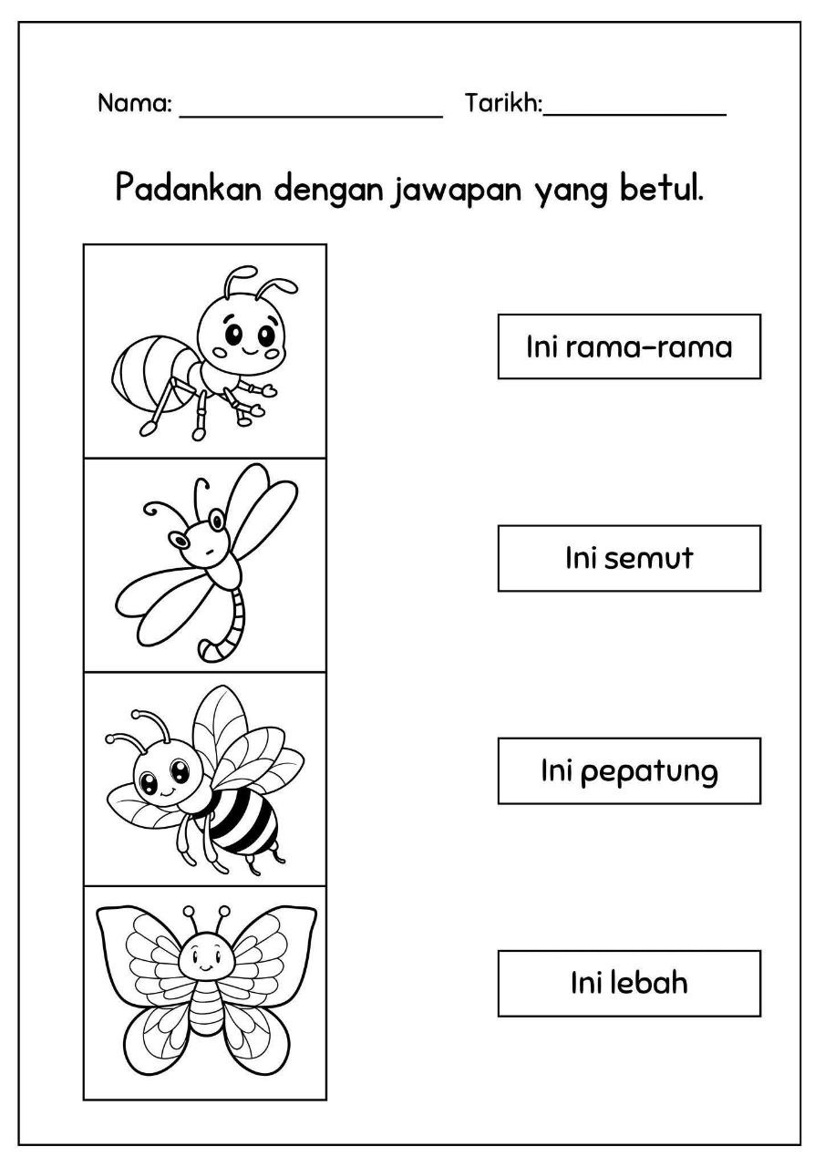Latihan Sains Prasekolah - GURUBESAR.MY